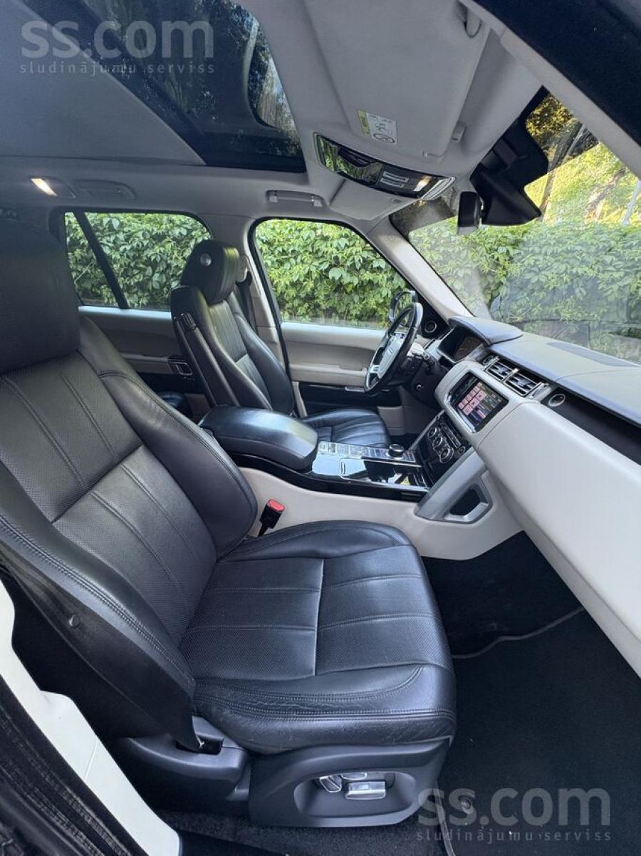 Melns Land Rover Range Rover 2013 Rīga, ar dzinēja tilpumu 4.40 L un nobraukumu 237 tūkst. km par 23300 €, foto 12 vietnē AUTOMOTO.COM.LV