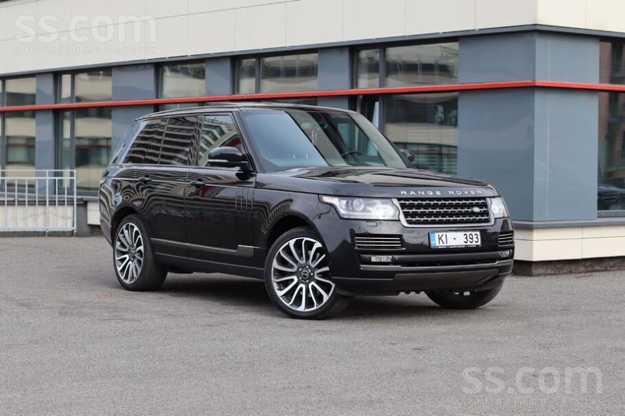 Melns Land Rover Range Rover 2013 Rīga, ar dzinēja tilpumu 4.40 L un nobraukumu 272 tūkst. km par 19980 €, foto 1 vietnē AUTOMOTO.COM.LV