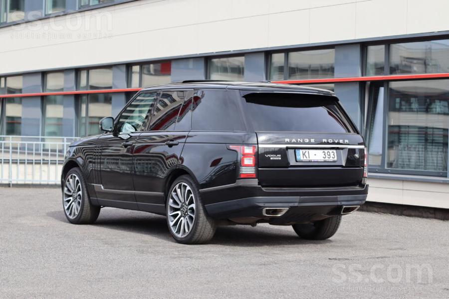 Melns Land Rover Range Rover 2013 Rīga, ar dzinēja tilpumu 4.40 L un nobraukumu 272 tūkst. km par 19980 €, foto 5 vietnē AUTOMOTO.COM.LV