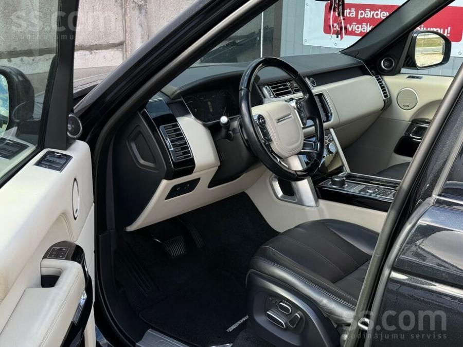 Melns Land Rover Range Rover 2013 Rīga, ar dzinēja tilpumu 4.40 L un nobraukumu 272 tūkst. km par 19980 €, foto 8 vietnē AUTOMOTO.COM.LV