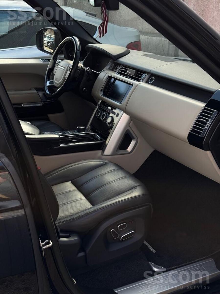 Melns Land Rover Range Rover 2013 Rīga, ar dzinēja tilpumu 4.40 L un nobraukumu 272 tūkst. km par 19980 €, foto 15 vietnē AUTOMOTO.COM.LV