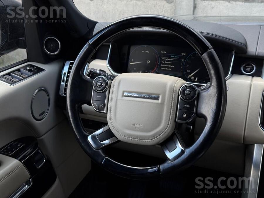 Melns Land Rover Range Rover 2013 Rīga, ar dzinēja tilpumu 4.40 L un nobraukumu 272 tūkst. km par 19980 €, foto 24 vietnē AUTOMOTO.COM.LV