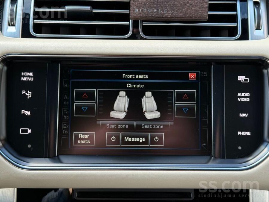 Melns Land Rover Range Rover 2013 Rīga, ar dzinēja tilpumu 4.40 L un nobraukumu 272 tūkst. km par 19980 €, foto 29 vietnē AUTOMOTO.COM.LV