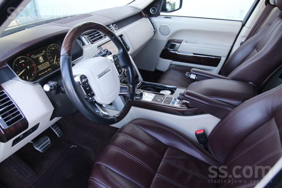 Melns Land Rover Range Rover 2013 Rīga, ar dzinēja tilpumu 4.00 L un nobraukumu 244 tūkst. km par 22400 €, foto 6 vietnē AUTOMOTO.COM.LV