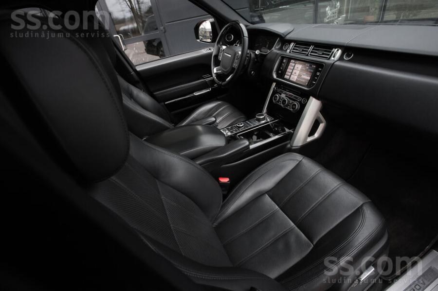 Black Land Rover Range Rover 2013 in Jelgava, with an engine capacity of 4.40 L and mileage of 0 thousand km for 29900 €, photo 27 on AUTOMOTO.COM.LV