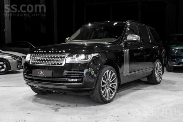 Melns Land Rover Range Rover 2013 Rīga, ar dzinēja tilpumu 5.00 L un nobraukumu 159 tūkst. km par 26000 €, foto 1 vietnē AUTOMOTO.COM.LV