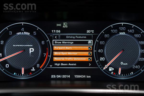 Melns Land Rover Range Rover 2013 Rīga, ar dzinēja tilpumu 5.00 L un nobraukumu 159 tūkst. km par 26000 €, foto 8 vietnē AUTOMOTO.COM.LV