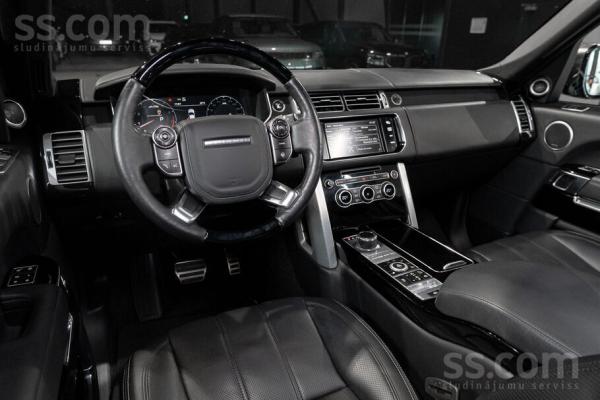 Melns Land Rover Range Rover 2013 Rīga, ar dzinēja tilpumu 5.00 L un nobraukumu 159 tūkst. km par 26000 €, foto 10 vietnē AUTOMOTO.COM.LV