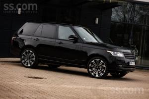 Melns Land Rover Range Rover 2013 Jelgava, ar dzinēja tilpumu 4.40 L un nobraukumu 0 tūkst. km par 29900 €, foto  vietnē AUTOMOTO.COM.LV