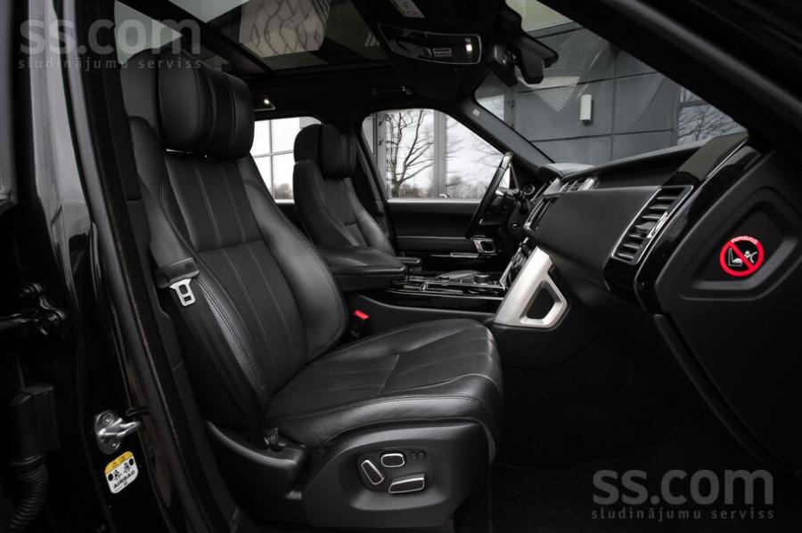 Black Land Rover Range Rover 2013 in Jelgava, with an engine capacity of 4.40 L and mileage of 0 thousand km for 29900 €, photo 25 on AUTOMOTO.COM.LV