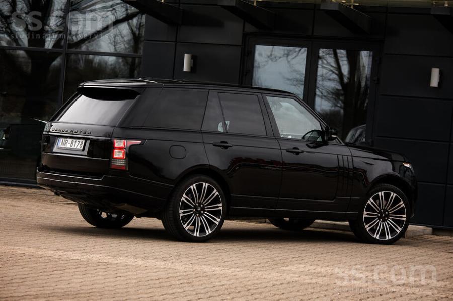 Melns Land Rover Range Rover 2013 Jelgava, ar dzinēja tilpumu 4.40 L un nobraukumu 0 tūkst. km par 29900 €, foto 6 vietnē AUTOMOTO.COM.LV