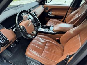 Black Land Rover Range Rover 2013 in Kaunas, with an engine capacity of 5.00 L and mileage of 241 thousand km for 14200 €, photo 10 on AUTOMOTO.COM.LV