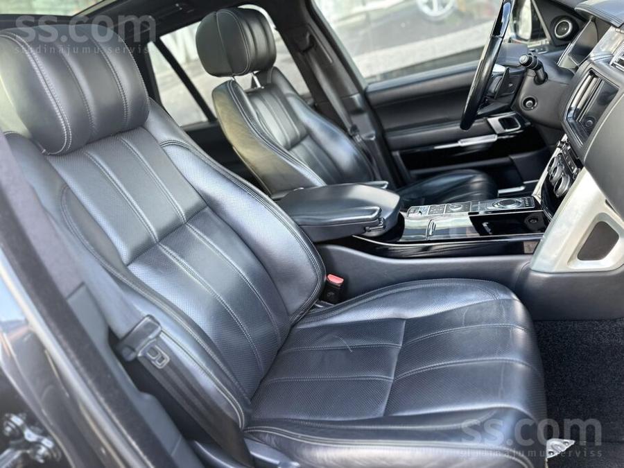 Black Land Rover Range Rover 2013 in Riga, with an engine capacity of 4.40 L and mileage of 265 thousand km for 21000 €, photo 10 on AUTOMOTO.COM.LV