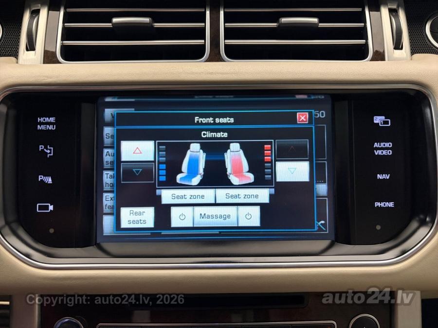Melns Land Rover Range Rover 2013 Tallina, ar dzinēja tilpumu 4.40 L un nobraukumu 236 tūkst. km par 31900 €, foto 13 vietnē AUTOMOTO.COM.LV
