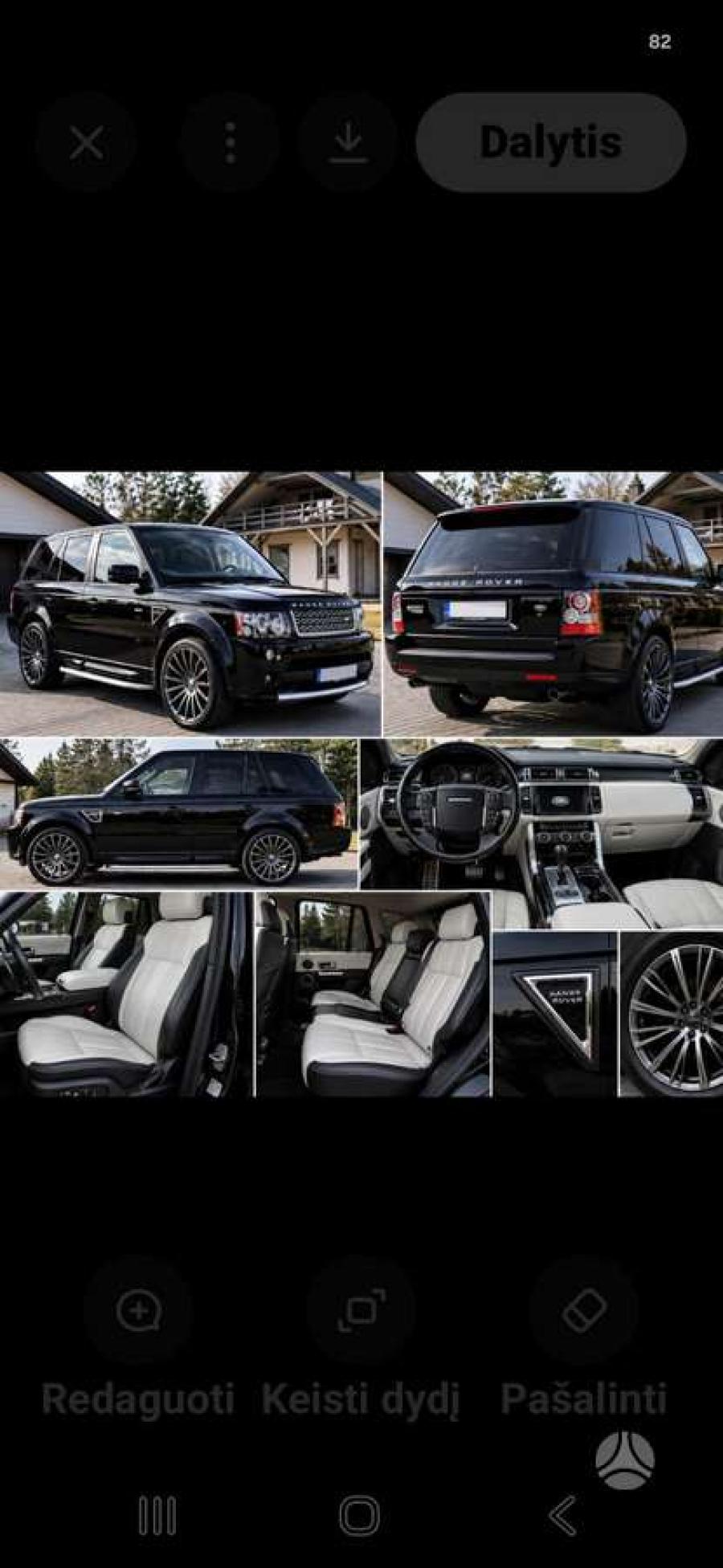 Black Land Rover Range Rover 2013 in Alytus, with an engine capacity of 5.00 L and mileage of 145 thousand km for 20000 €, photo 1 on AUTOMOTO.COM.LV