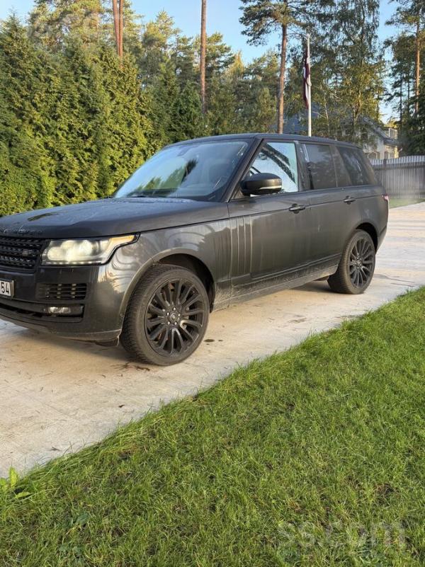 Melns Land Rover Range Rover 2013 Rīga, ar dzinēja tilpumu 4.40 L un nobraukumu 231 tūkst. km par 15500 €, foto 1 vietnē AUTOMOTO.COM.LV