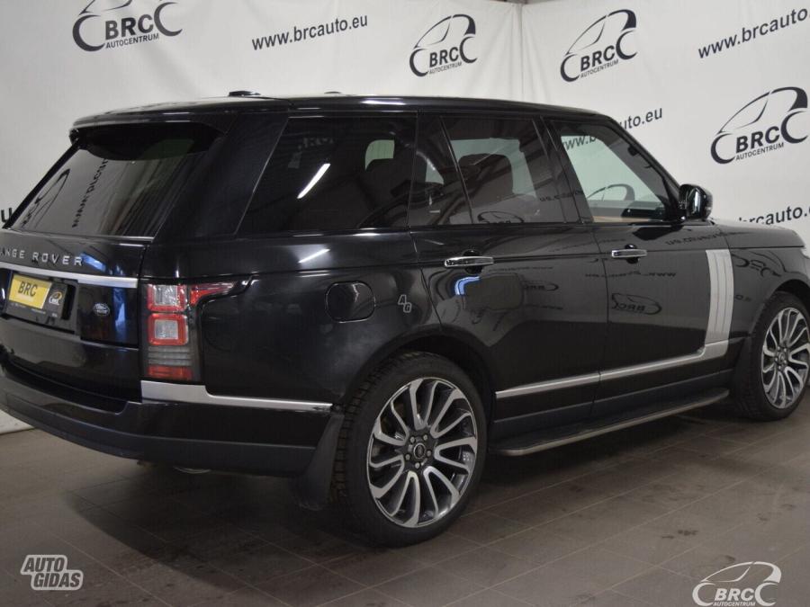 Melns Land Rover Range Rover 2014 Rīga, ar dzinēja tilpumu 4.40 L un nobraukumu 212 tūkst. km par 29900 €, foto 2 vietnē AUTOMOTO.COM.LV