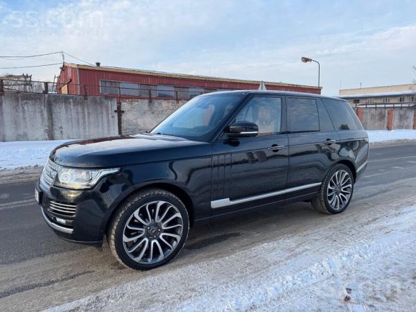 Melns Land Rover Range Rover 2014 Rīga, ar dzinēja tilpumu 4.40 L un nobraukumu 185 tūkst. km par 29950 €, foto 1 vietnē AUTOMOTO.COM.LV