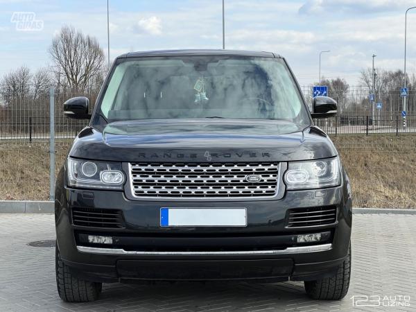 Melns Land Rover Range Rover 2014 Tauragė, ar dzinēja tilpumu 4.40 L un nobraukumu 192 tūkst. km par 21700 €, foto 4 vietnē AUTOMOTO.COM.LV
