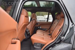 Black Land Rover Range Rover 2014 in Riga, with an engine capacity of 4.40 L and mileage of 212 thousand km for 19900 €, photo 15 on AUTOMOTO.COM.LV