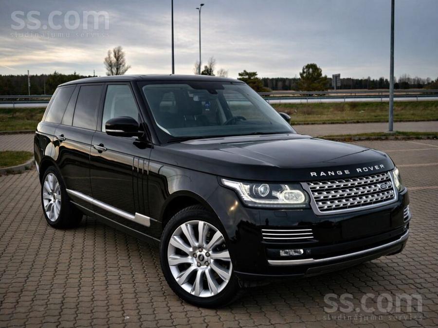 Melns Land Rover Range Rover 2014 Jūrmala, ar dzinēja tilpumu 4.40 L un nobraukumu 278 tūkst. km par 21990 €, foto 1 vietnē AUTOMOTO.COM.LV