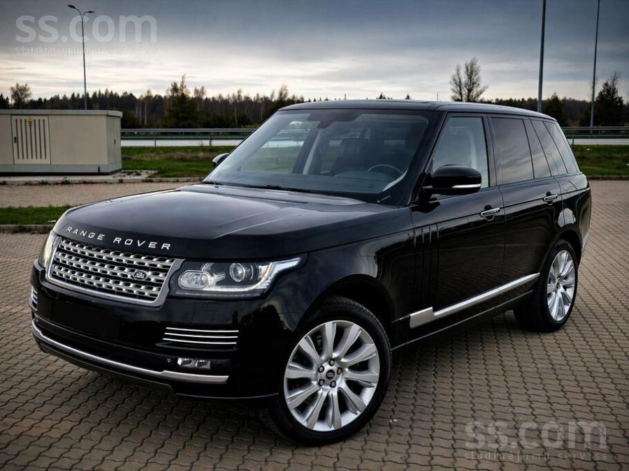 Melns Land Rover Range Rover 2014 Jūrmala, ar dzinēja tilpumu 4.40 L un nobraukumu 278 tūkst. km par 21990 €, foto 3 vietnē AUTOMOTO.COM.LV