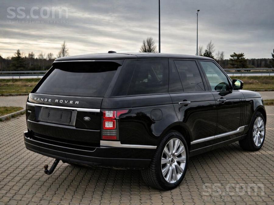 Melns Land Rover Range Rover 2014 Jūrmala, ar dzinēja tilpumu 4.40 L un nobraukumu 278 tūkst. km par 21990 €, foto 4 vietnē AUTOMOTO.COM.LV