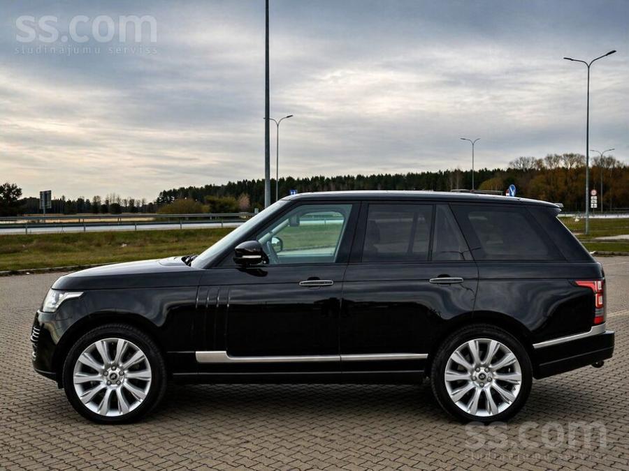 Melns Land Rover Range Rover 2014 Jūrmala, ar dzinēja tilpumu 4.40 L un nobraukumu 278 tūkst. km par 21990 €, foto 6 vietnē AUTOMOTO.COM.LV