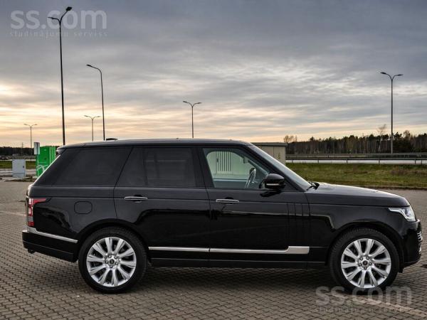 Melns Land Rover Range Rover 2014 Jūrmala, ar dzinēja tilpumu 4.40 L un nobraukumu 278 tūkst. km par 21990 €, foto 6 vietnē AUTOMOTO.COM.LV