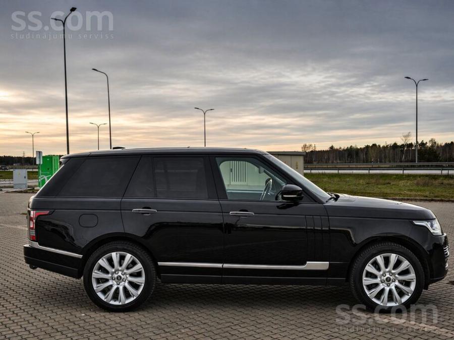 Melns Land Rover Range Rover 2014 Jūrmala, ar dzinēja tilpumu 4.40 L un nobraukumu 278 tūkst. km par 21990 €, foto 7 vietnē AUTOMOTO.COM.LV