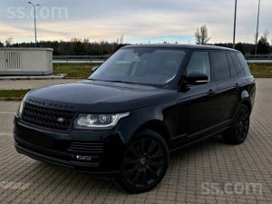 Melns Land Rover Range Rover 2014 Jūrmala, ar dzinēja tilpumu 4.40 L un nobraukumu 278 tūkst. km par 21990 €, foto 26 vietnē AUTOMOTO.COM.LV