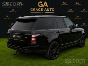 Melns Land Rover Range Rover 2014 Jūrmala, ar dzinēja tilpumu 4.40 L un nobraukumu 258 tūkst. km par 21990 €, foto 5 vietnē AUTOMOTO.COM.LV