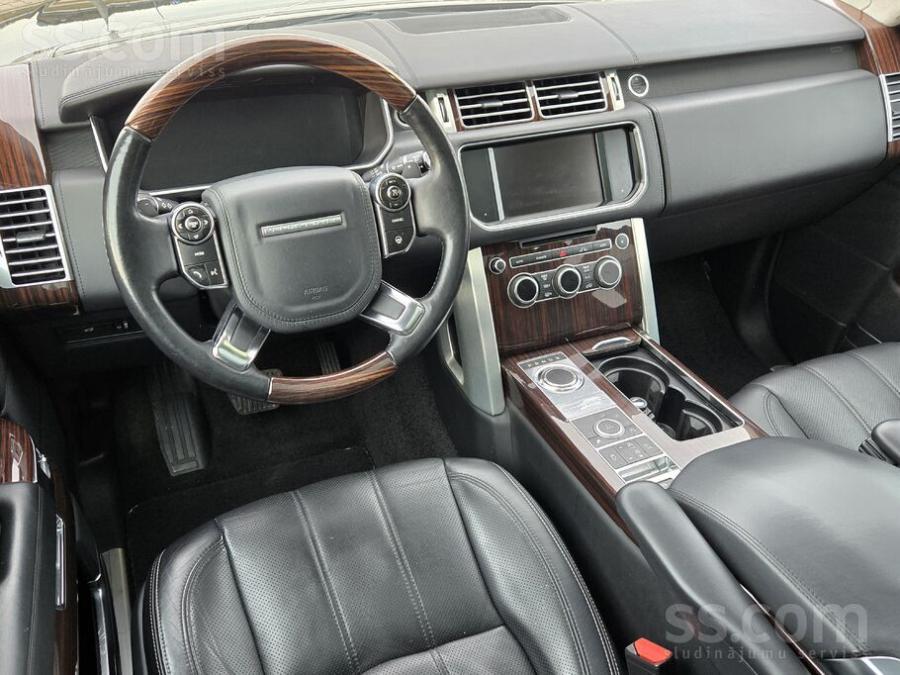 Melns Land Rover Range Rover 2014 Jūrmala, ar dzinēja tilpumu 4.40 L un nobraukumu 258 tūkst. km par 21990 €, foto 7 vietnē AUTOMOTO.COM.LV