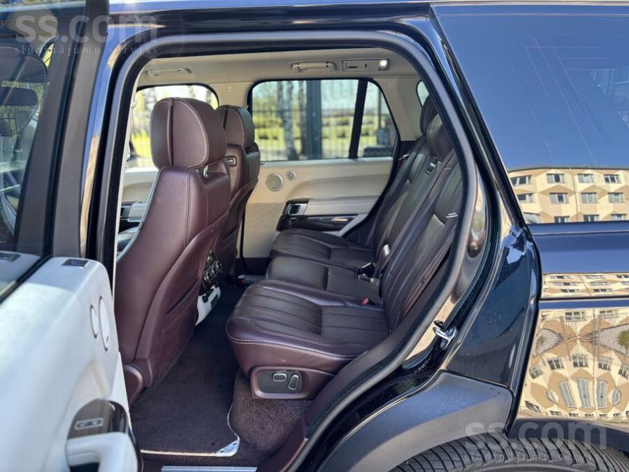 Melns Land Rover Range Rover 2014 Jelgava, ar dzinēja tilpumu 4.40 L un nobraukumu 298 tūkst. km par 19900 €, foto 13 vietnē AUTOMOTO.COM.LV