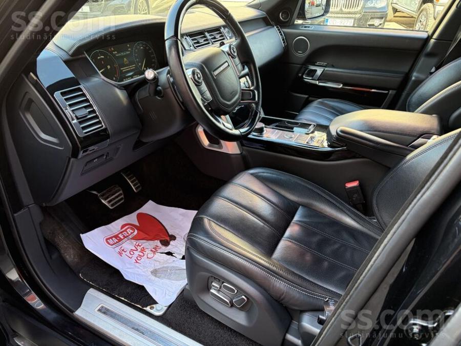 Melns Land Rover Range Rover 2014 Rīga, ar dzinēja tilpumu 4.40 L un nobraukumu 127 tūkst. km par 23800 €, foto 7 vietnē AUTOMOTO.COM.LV