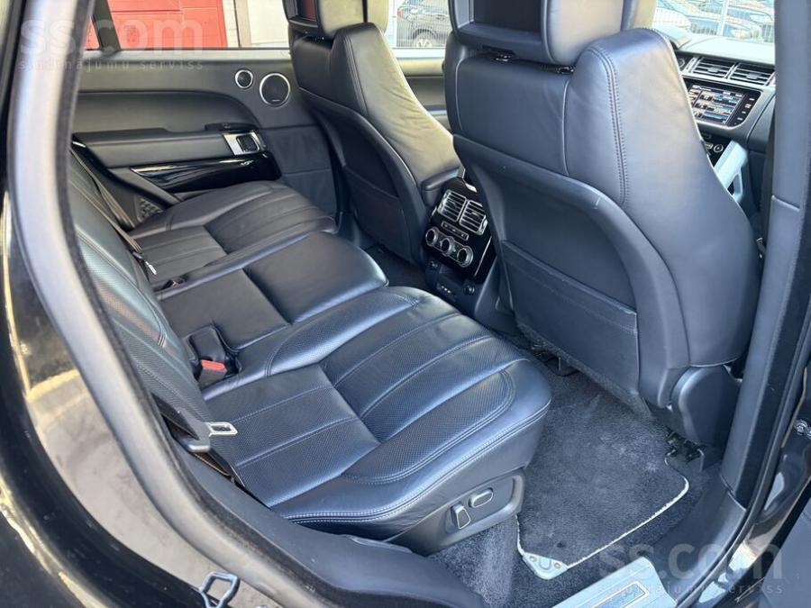 Melns Land Rover Range Rover 2014 Rīga, ar dzinēja tilpumu 4.40 L un nobraukumu 127 tūkst. km par 23800 €, foto 10 vietnē AUTOMOTO.COM.LV