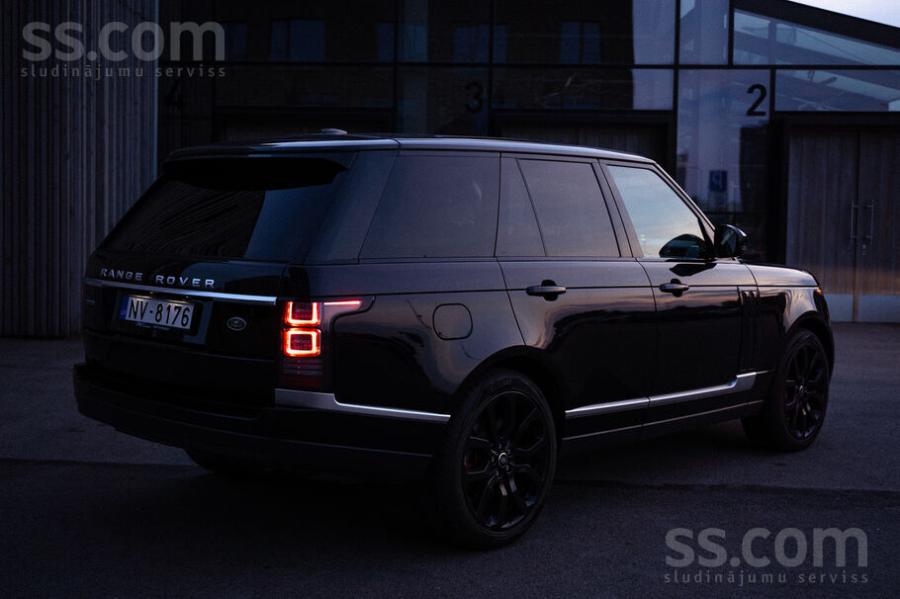 Melns Land Rover Range Rover 2014 Rīga, ar dzinēja tilpumu 5.00 L un nobraukumu 187 tūkst. km par 27900 €, foto 6 vietnē AUTOMOTO.COM.LV