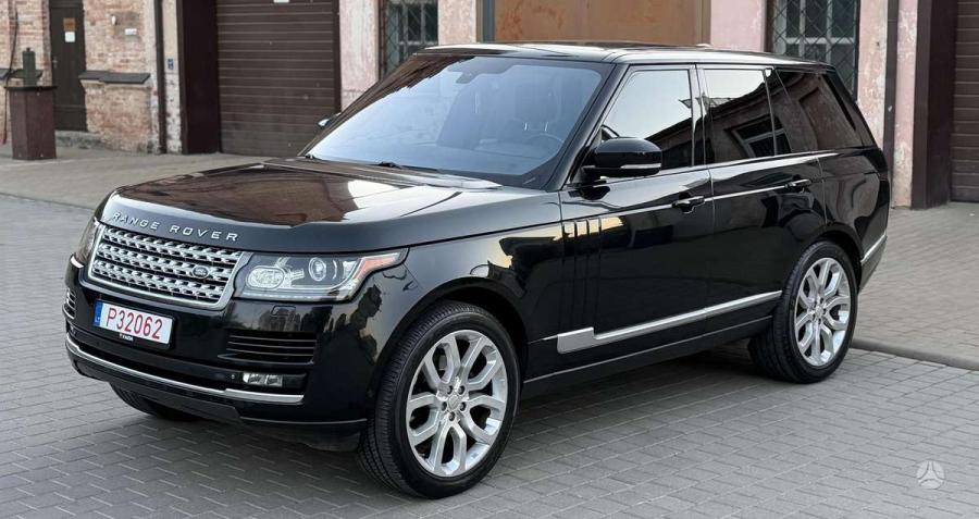 Melns Land Rover Range Rover 2014 Ukmergė, ar dzinēja tilpumu 3.00 L un nobraukumu 207 tūkst. km par 15900 €, foto 5 vietnē AUTOMOTO.COM.LV