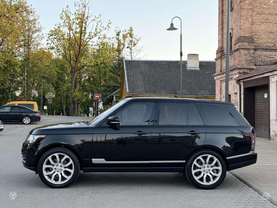 Melns Land Rover Range Rover 2014 Ukmergė, ar dzinēja tilpumu 3.00 L un nobraukumu 208 tūkst. km par 15500 €, foto 9 vietnē AUTOMOTO.COM.LV