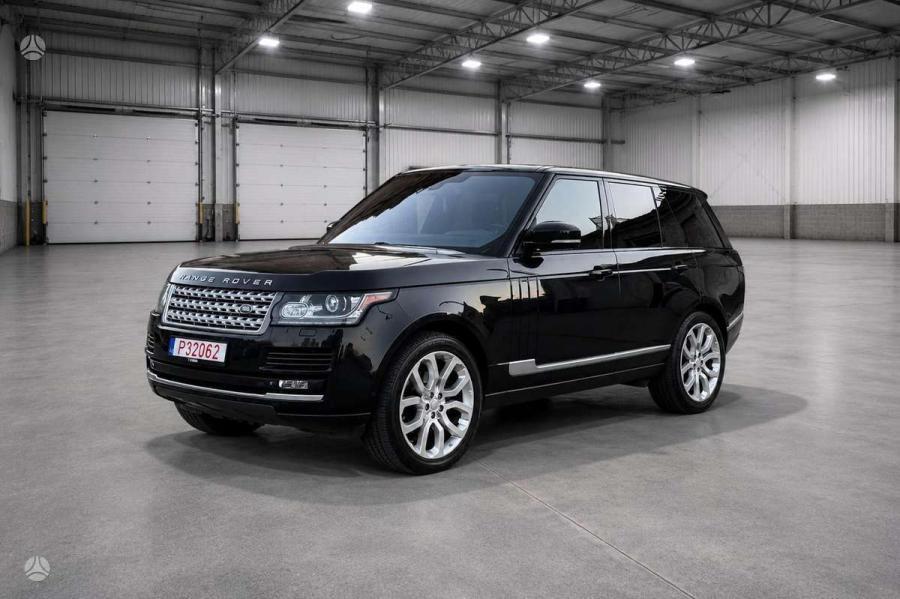 Melns Land Rover Range Rover 2014 Ukmergė, ar dzinēja tilpumu 3.00 L un nobraukumu 209 tūkst. km par 14700 €, foto 1 vietnē AUTOMOTO.COM.LV
