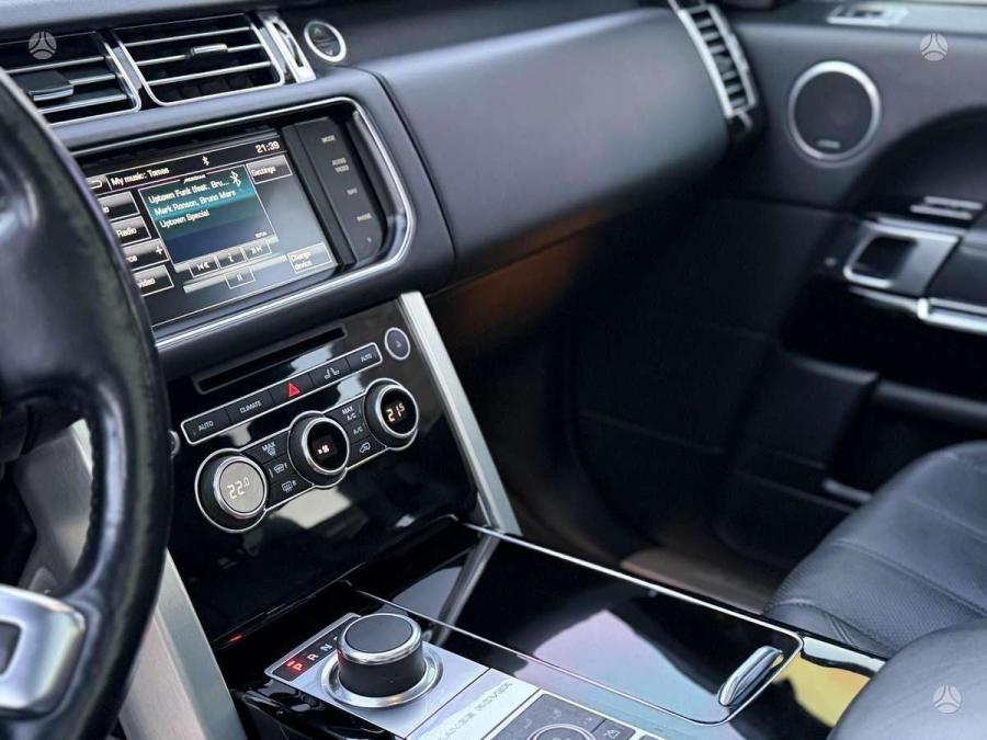 Melns Land Rover Range Rover 2014 Ukmergė, ar dzinēja tilpumu 3.00 L un nobraukumu 209 tūkst. km par 14700 €, foto 12 vietnē AUTOMOTO.COM.LV