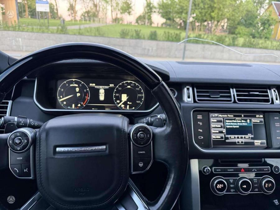 Melns Land Rover Range Rover 2014 Ukmergė, ar dzinēja tilpumu 3.00 L un nobraukumu 209 tūkst. km par 14700 €, foto 17 vietnē AUTOMOTO.COM.LV