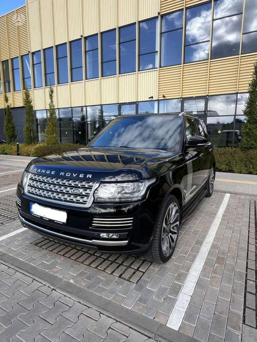 Melns Land Rover Range Rover 2014 Viļņa, ar dzinēja tilpumu 4.37 L un nobraukumu 199 tūkst. km par 19500 €, foto 3 vietnē AUTOMOTO.COM.LV