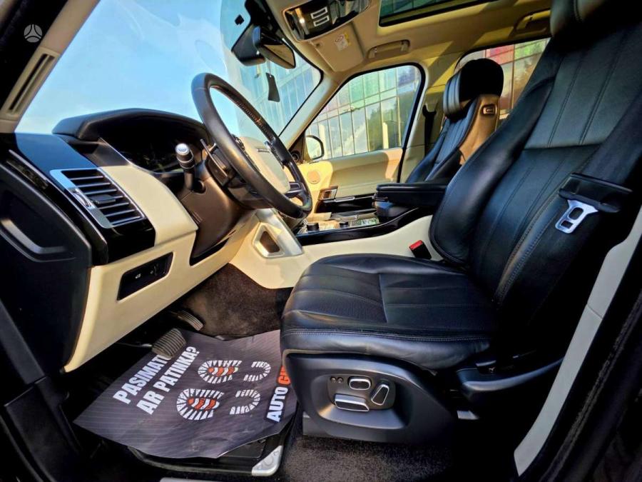 Black Land Rover Range Rover 2014 in Siauliai, with an engine capacity of 3.00 L and mileage of 270 thousand km for 16850 €, photo 11 on AUTOMOTO.COM.LV
