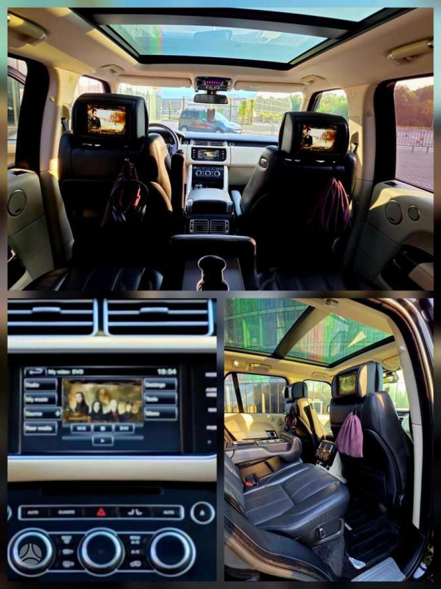 Black Land Rover Range Rover 2014 in Siauliai, with an engine capacity of 3.00 L and mileage of 270 thousand km for 16850 €, photo 19 on AUTOMOTO.COM.LV