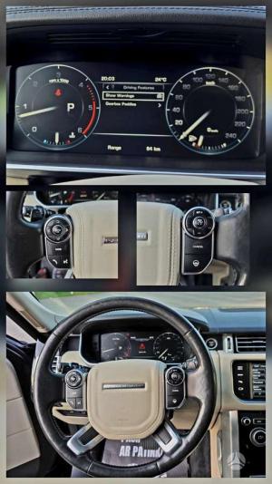 Black Land Rover Range Rover 2014 in Siauliai, with an engine capacity of 3.00 L and mileage of 270 thousand km for 16850 €, photo 23 on AUTOMOTO.COM.LV