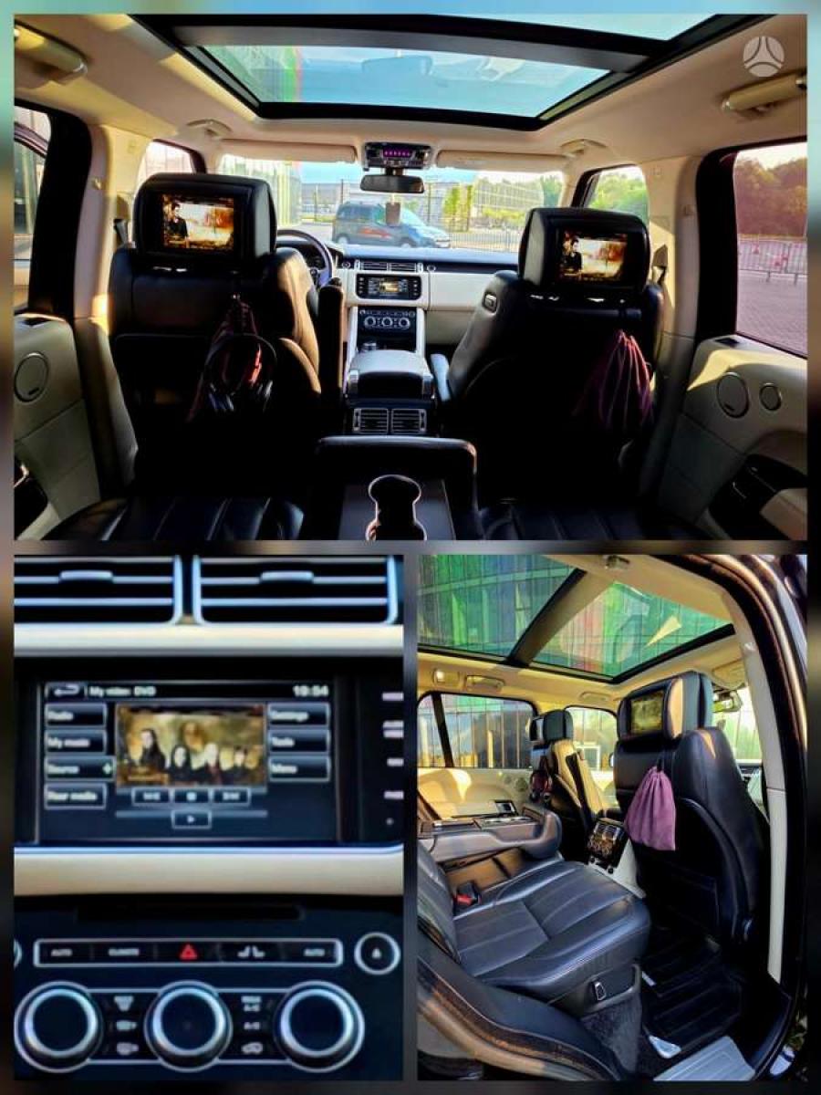 Black Land Rover Range Rover 2014 in Siauliai, with an engine capacity of 3.00 L and mileage of 270 thousand km for 16850 €, photo 29 on AUTOMOTO.COM.LV