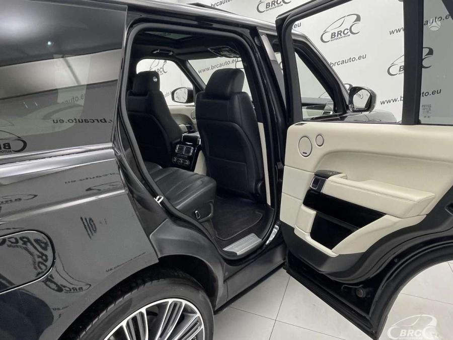 Melns Land Rover Range Rover 2015 Viļņa, ar dzinēja tilpumu 4.37 L un nobraukumu 155 tūkst. km par 29500 €, foto 16 vietnē AUTOMOTO.COM.LV