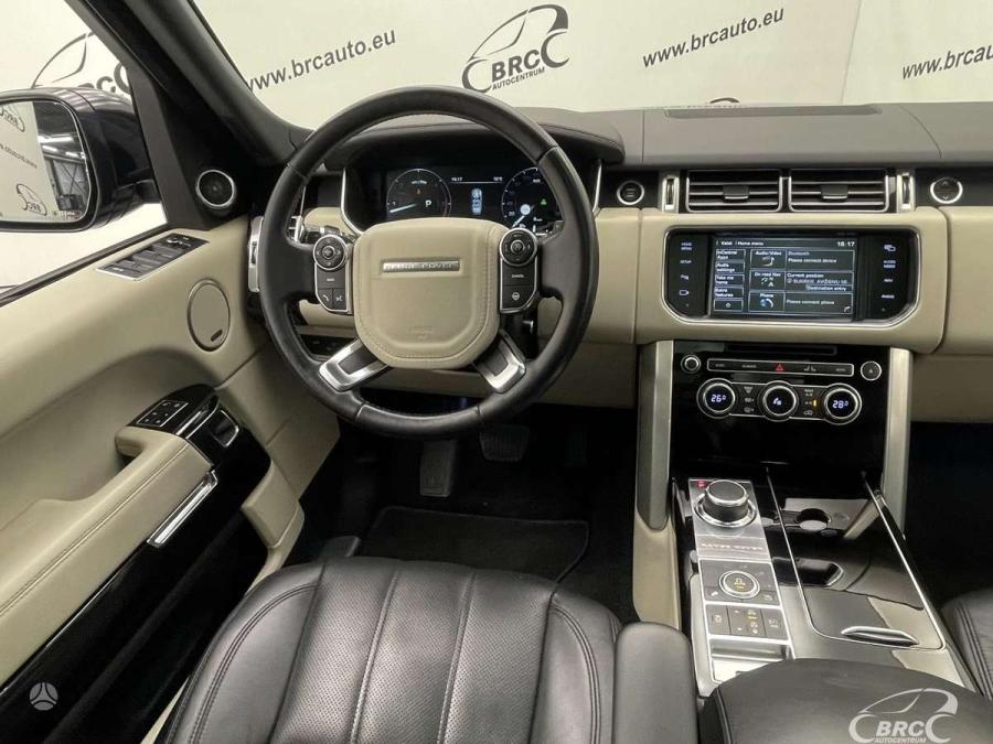 Melns Land Rover Range Rover 2015 Viļņa, ar dzinēja tilpumu 4.37 L un nobraukumu 155 tūkst. km par 29500 €, foto 18 vietnē AUTOMOTO.COM.LV