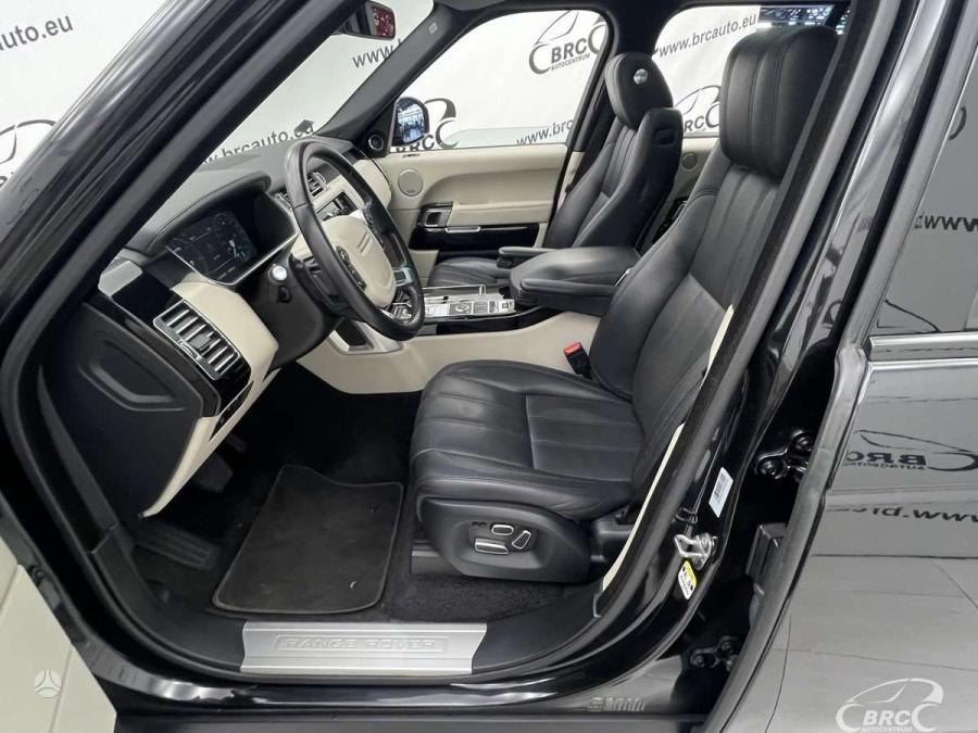 Melns Land Rover Range Rover 2015 Viļņa, ar dzinēja tilpumu 4.37 L un nobraukumu 155 tūkst. km par 29500 €, foto 25 vietnē AUTOMOTO.COM.LV